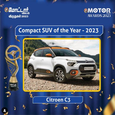La Nouvelle Citroën C3 Doublement Récompensée En Inde