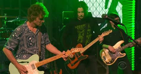 The Raconteurs Perform Bored And Razed On Colbert