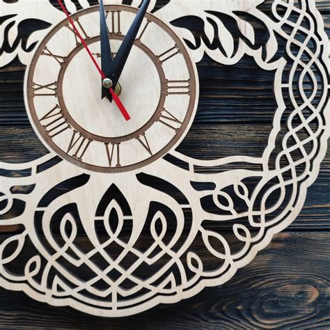 Large Tree Of Life Wall Clock Tree Of Life Wood Sign Unique Home Decor Christmas Birhtday