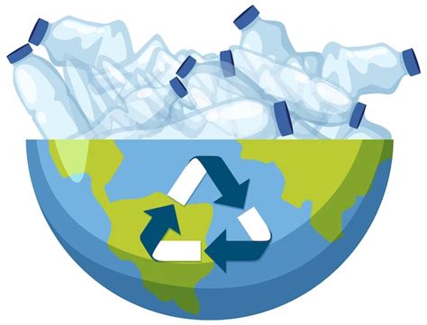 Premium Vector Plastic Bottles With Recycle Symbol