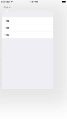 IPhone Popover