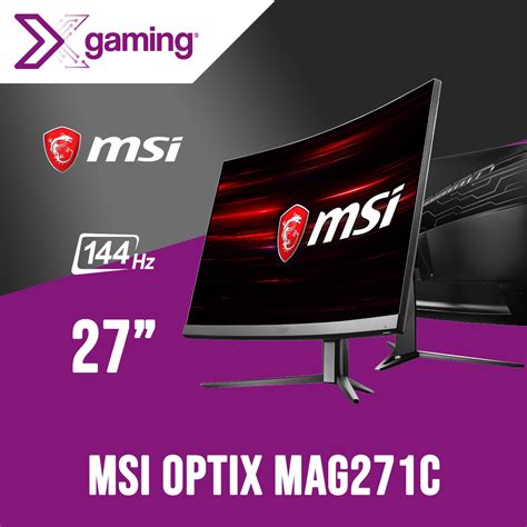 MSI Optix MAG271C – 27″ Full HD 144Hz Gaming monitor - Xgaming