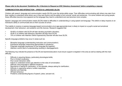 Assessment Guidelines