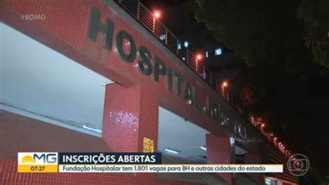 Vídeo Fundação Hospitalar abre vagas para BH e outras cidades do