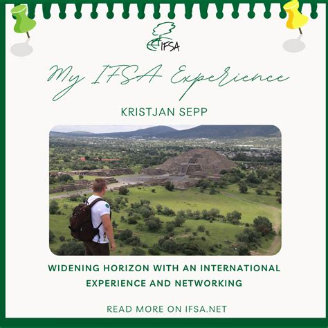 Kristjan Sepp Widening Horizon With An International Experience And