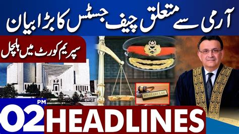 Chief Justice Big Statement Dunya News Headlines 02 00 PM 18 July 2023 YouTube