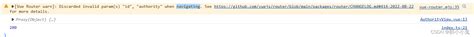 Router Params Vue Router Warn Discarded Invalid Paramxxwhen