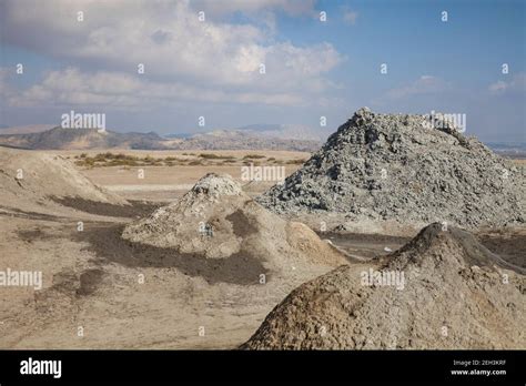 Azerbaijan Gobustan Gobustan National Park Mud Volcanoes Stock Photo Alamy