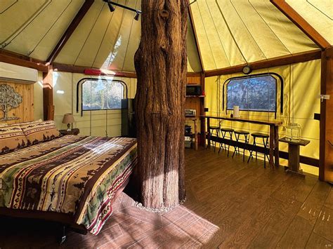 Treehouse Yurt Lost Valley Canoe Ponca Arkansas