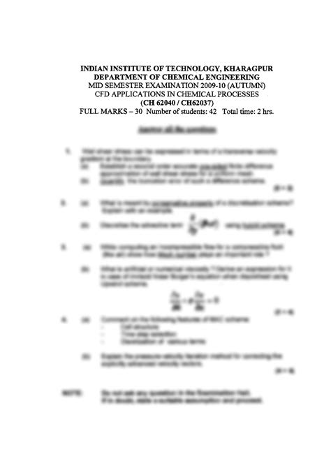 SOLUTION Cfd Applications In Chemical Process Studypool