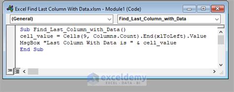 Excel Find Last Column With Data Quick Ways Exceldemy