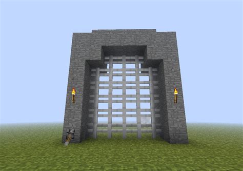 Working Castle Gate Minecraft Map