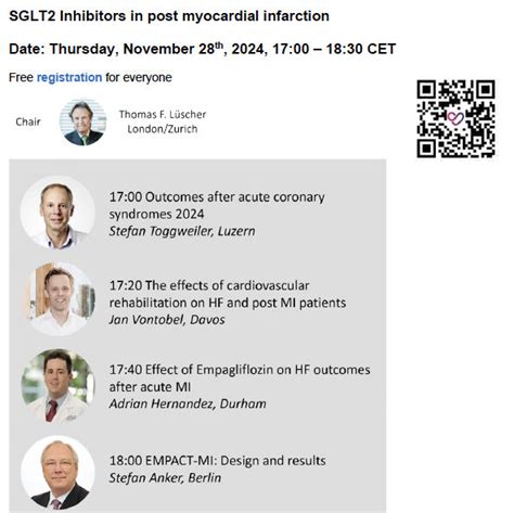 Thomas F Lüscher On Linkedin Does Sglt2 Inhibition Work After
