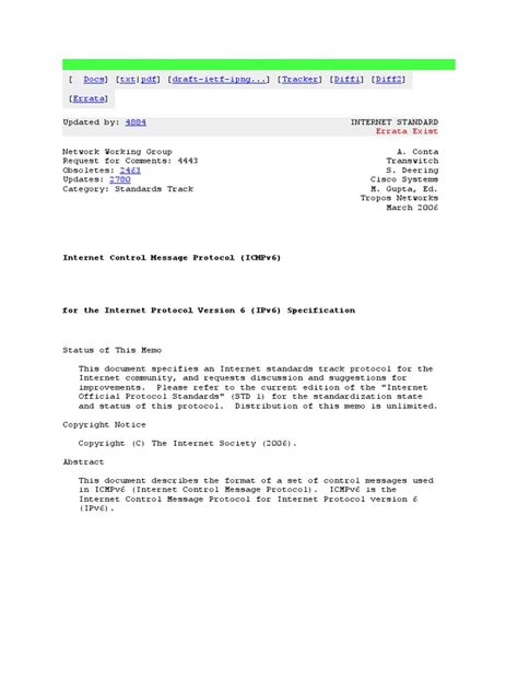 Docs Txt Pdf Draft Ietf Ipng Tracker Diff1 Diff2 Errata 4884 Pdf