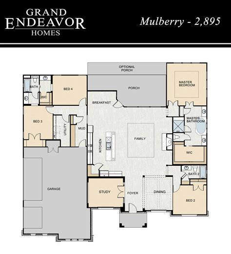 House Plans Mulberry Grand Endeavor Homes™