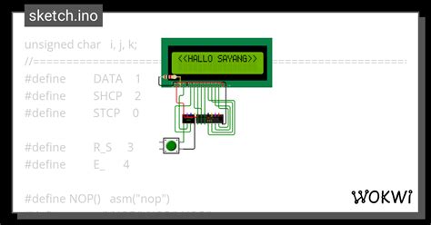 lcd v3 595 wokwi esp32 stm32 arduino simulator