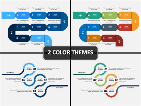 Curved Timeline PowerPoint And Google Slides Template PPT Slides