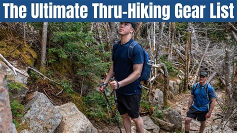 The Ultimate Thru-Hiking Gear List For Beginners - YouTube
