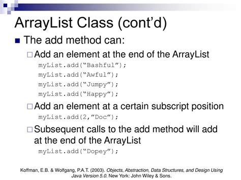 Comp 121 Week 9 Arraylist Ppt Download