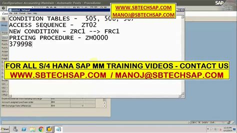 Sbtechsap Com S4 Hana Sap Mm Configuration Customization Online Training Institute Videos
