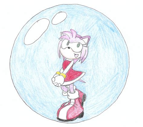 Amy Rose In A Bubble By Moosestudio On Deviantart
