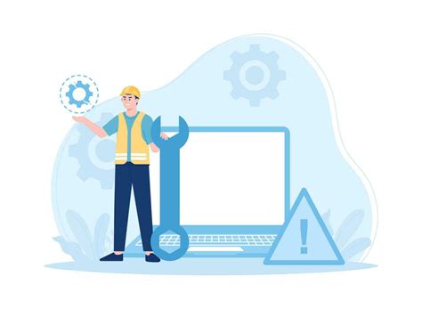 Laptop Troubleshooting Service Trending Concept Flat Illustration 35194648 Vector Art At Vecteezy