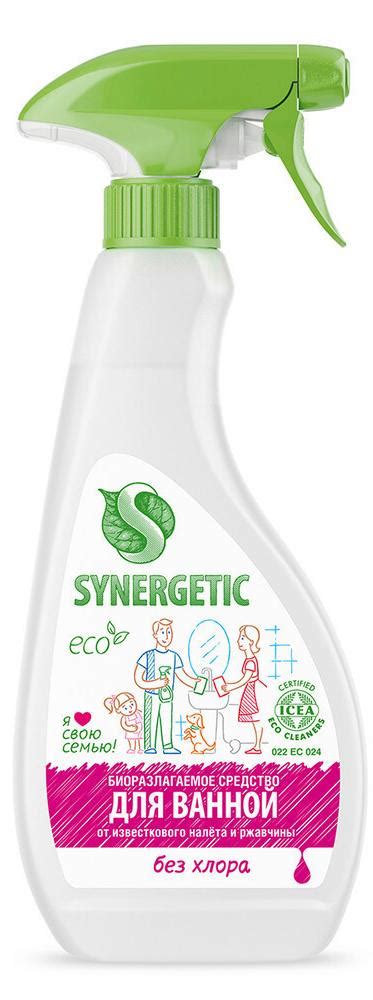 Средство чистящее для сантехники Synergetic 500 мл ️ купить по цене 180 ...