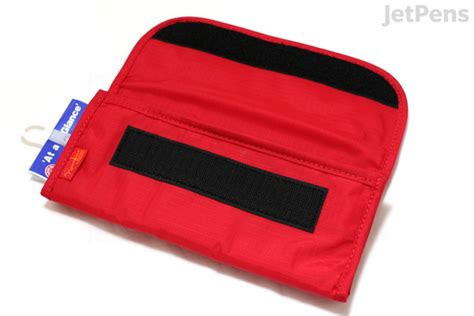 Nomadic Pe 10 Tri Fold Pencil Case Red Jetpens