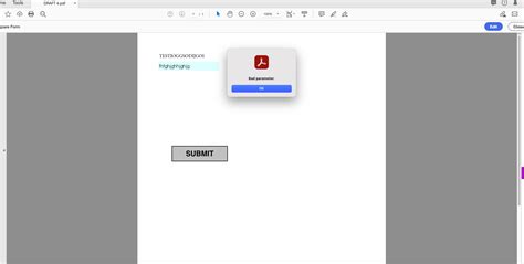 Submit Form Button To Email Bad Parameter Adobe Product Community 10990131