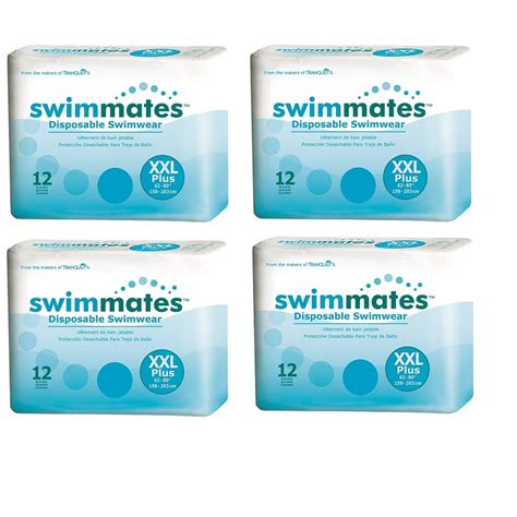 Tranquility Swimmates Swim Diapers Case Adult Disposable Swim Briefs