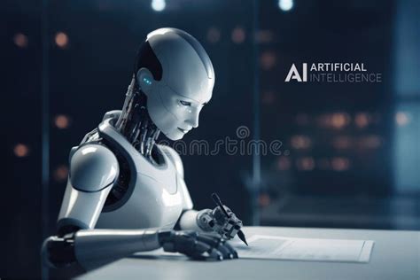 Ai Artificial Intelligence Robot Generative Ai Stock Illustration