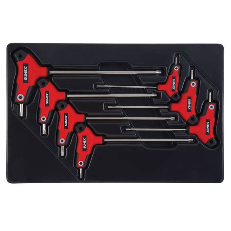 Sunex Tools Star Hex Key Set — 7 Piece Ergonomic Grip Model 9857t Northern Tool