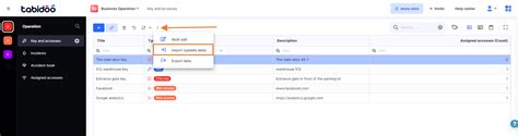 How To Import Data From Excel Tabidoo Help Center