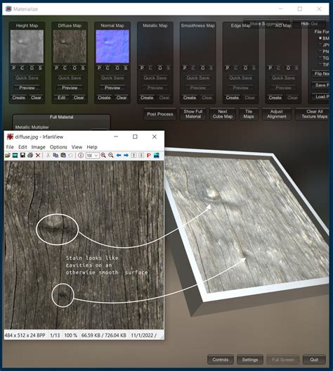 Displacement Texture Stains Look Like Cavities On An Otherwise Smooth