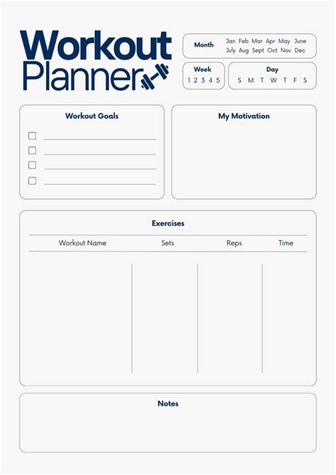 Exercise Planner