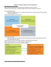 Chapter 4 Emotions Attitudes And Job Satisfaction Docx Chapter 4