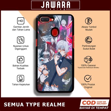 Jual Case Realme Case Hp Realme Premium Glossy Jawara Casing TKYG