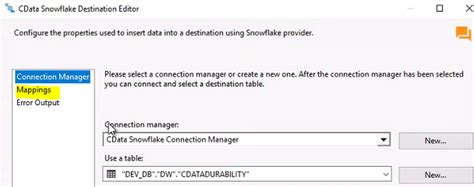 Destination Editor Crashes When Mapping Columns In Vs Community