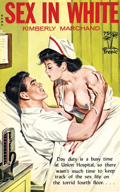 Sex In White X Gicl E Canvas Print Of A Vintage Pulp Etsy