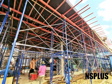 วางเหล็ก งานวางเหล็กพื้น Postension Nsplus Engineering