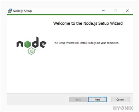 how to install nodejs on a windows server