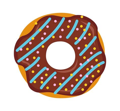 デザート ドーナツ甘い食べ物ベクトル イラスト Premiumベクトル素材