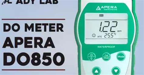 Ady Lab Harga Dissolved Oxygen Meter Apera DO 850 Jual DO Meter
