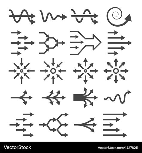 Transition Icon Set Royalty Free Vector Image Vectorstock