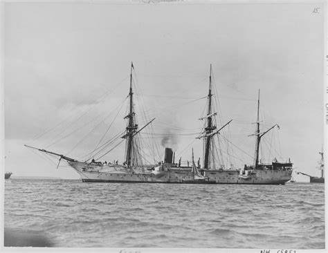 Hms Emerald British Corvette 1876 3600 X 2783 Rwarshipporn