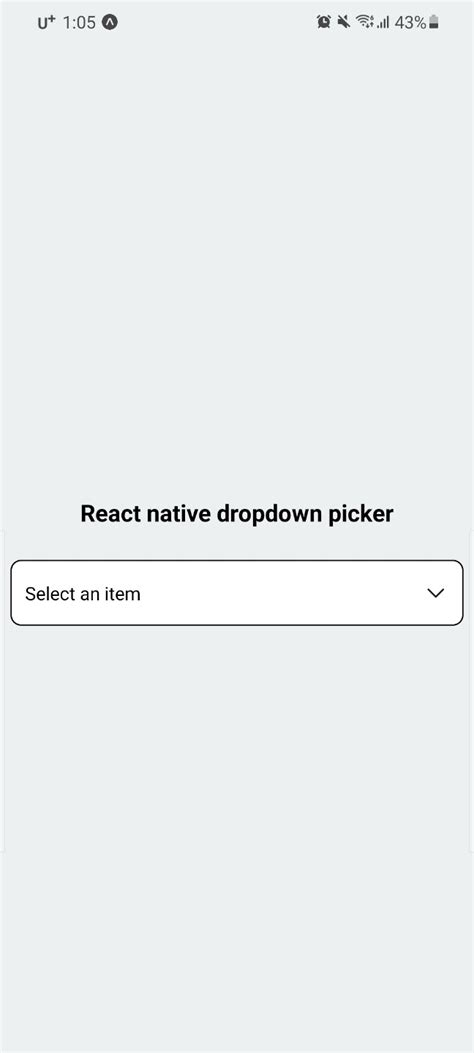 Expo React Native Dropdown Picker Expo React Native Dropdown Picker