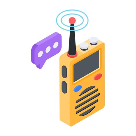 Premium Vector Fire Alarm Sensor Trendy Isometric Icon