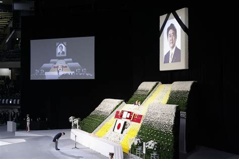 Late Japan Prime Minister Shinzo Abe Honored At Divisive State Funeral