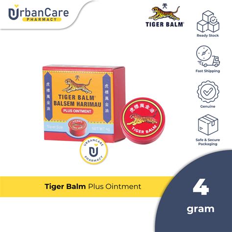 Tiger Balm Plus Ointment 4g 10g 19g 30g Shopee Malaysia