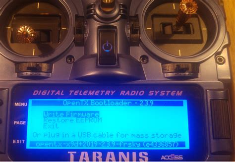 error after flashing firmware to x9d se2019 · issue 7985 · opentx